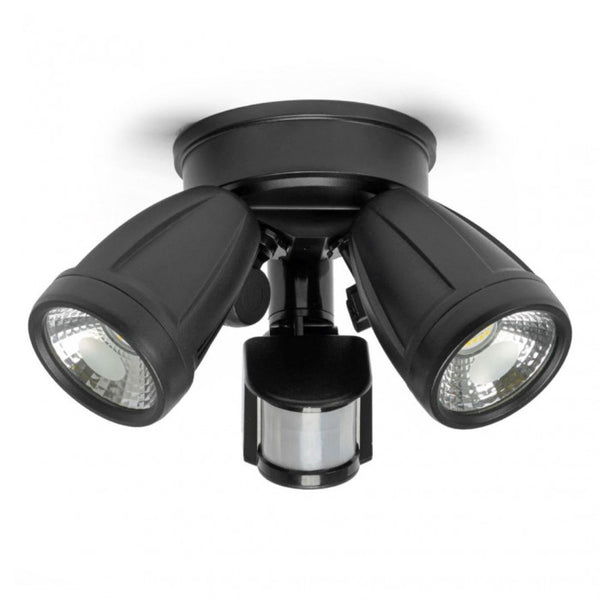 Barret Twin LED PIR Security Light – Discount Lighting & Fans