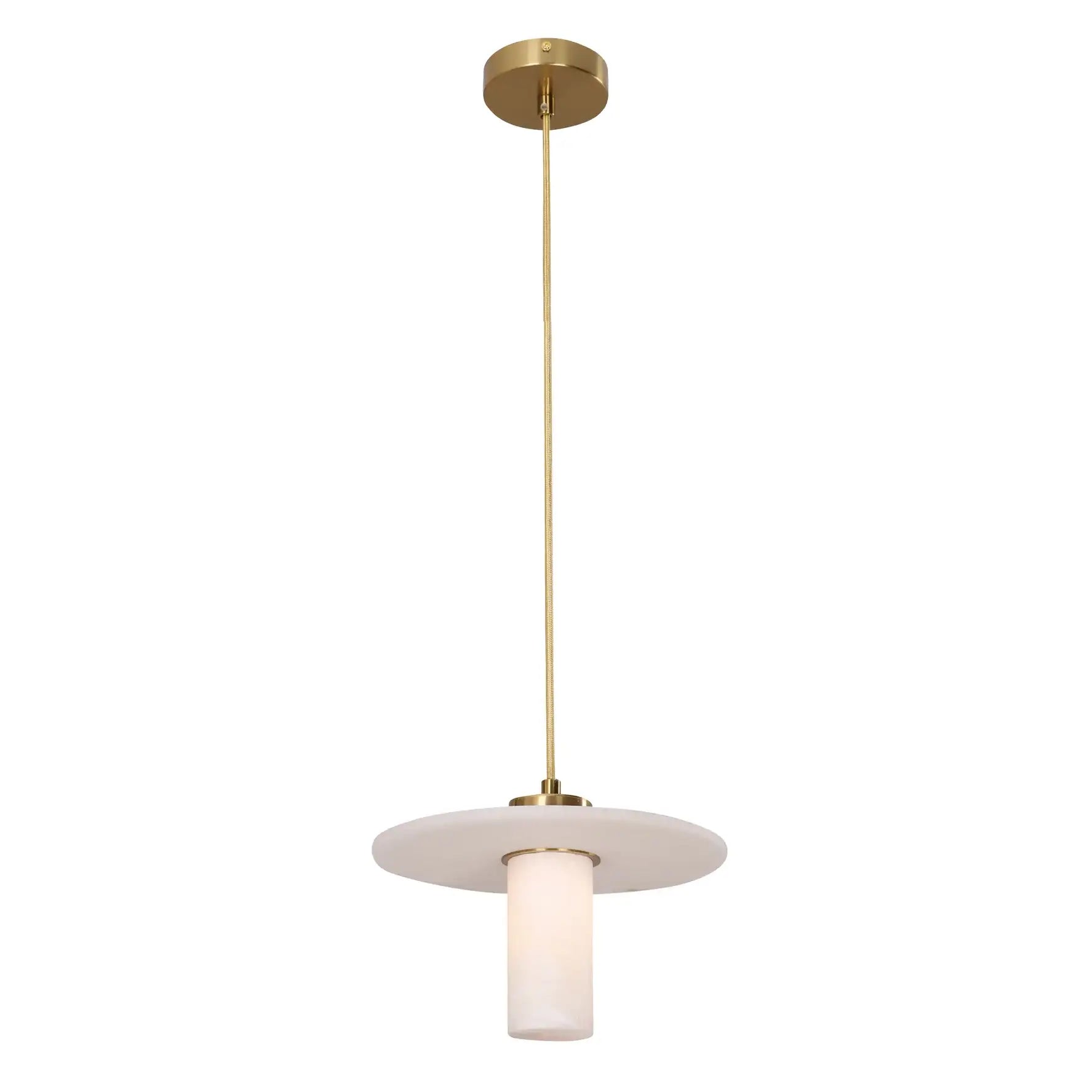 Lucerna: Round Hat Alabaster Pendant – Discount Lighting & Fans