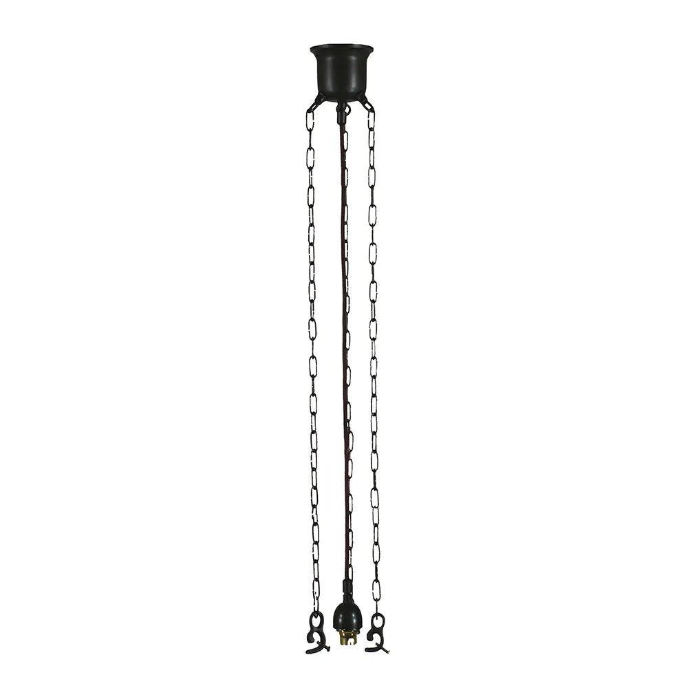 3 Chain Suspension Black Cord 3026001 – Discount Lighting & Fans