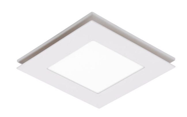 Flow Tri Colour LED 300mm White Square Exhaust Fan Light Combo ...